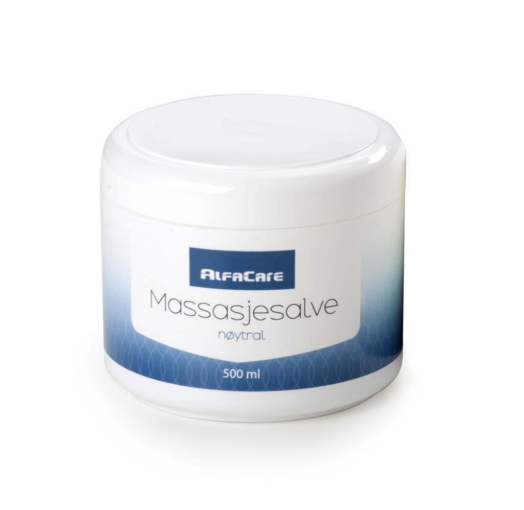 AlfaCare Massasjesalve 500 ml Nøytral - AlfaCare AS - Helse, sport og ...